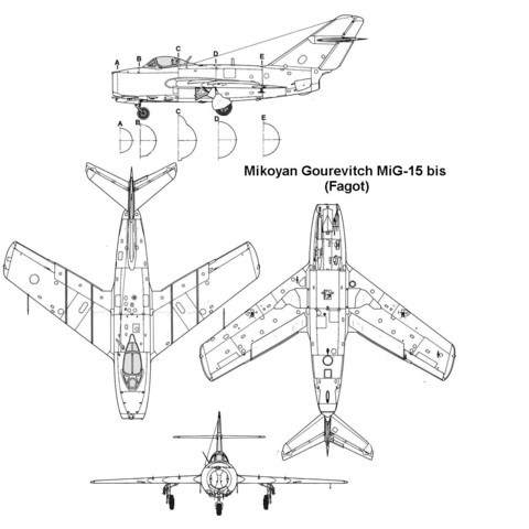 Download STL file Mikoyan-Gourevitch MiG-15 • 3D printer model ・ Cults
