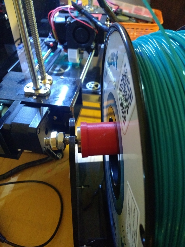 Free 3D file Anet A6 A8 filament spool spindle holder・3D printing ...