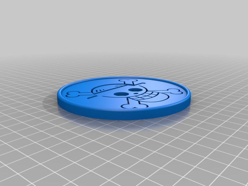 Archivo 3D gratis Posavasos One Piece・Plan de impresión en 3D para ...