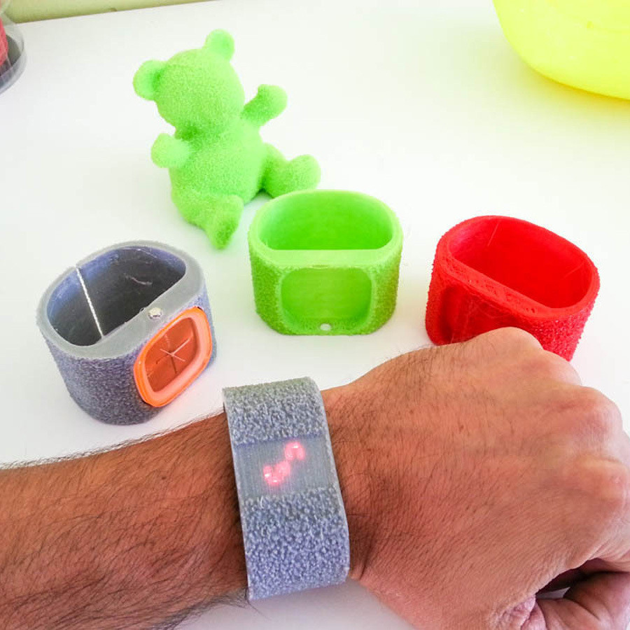 Descargar archivo STL gratis FUZZY WATCH BAND FILAFLEX ELASTIC FILAMENT ...