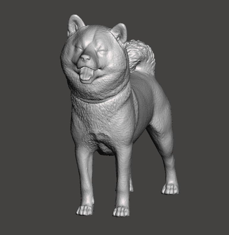 STL file Shiba Inu Dog - Smiling・3D printable model to download・Cults