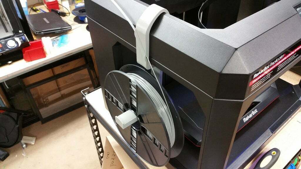 Free STL file MakerBot Replicator 5th Gen & Replicator+ Spool Holder ...