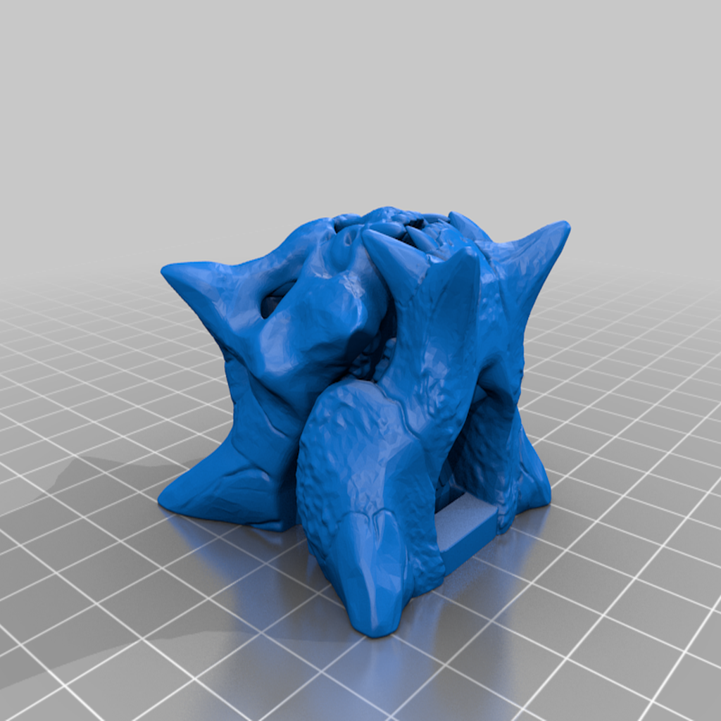Free STL file Gankra Skull Charm - Kickstarter promotion for 3DKitbash ...