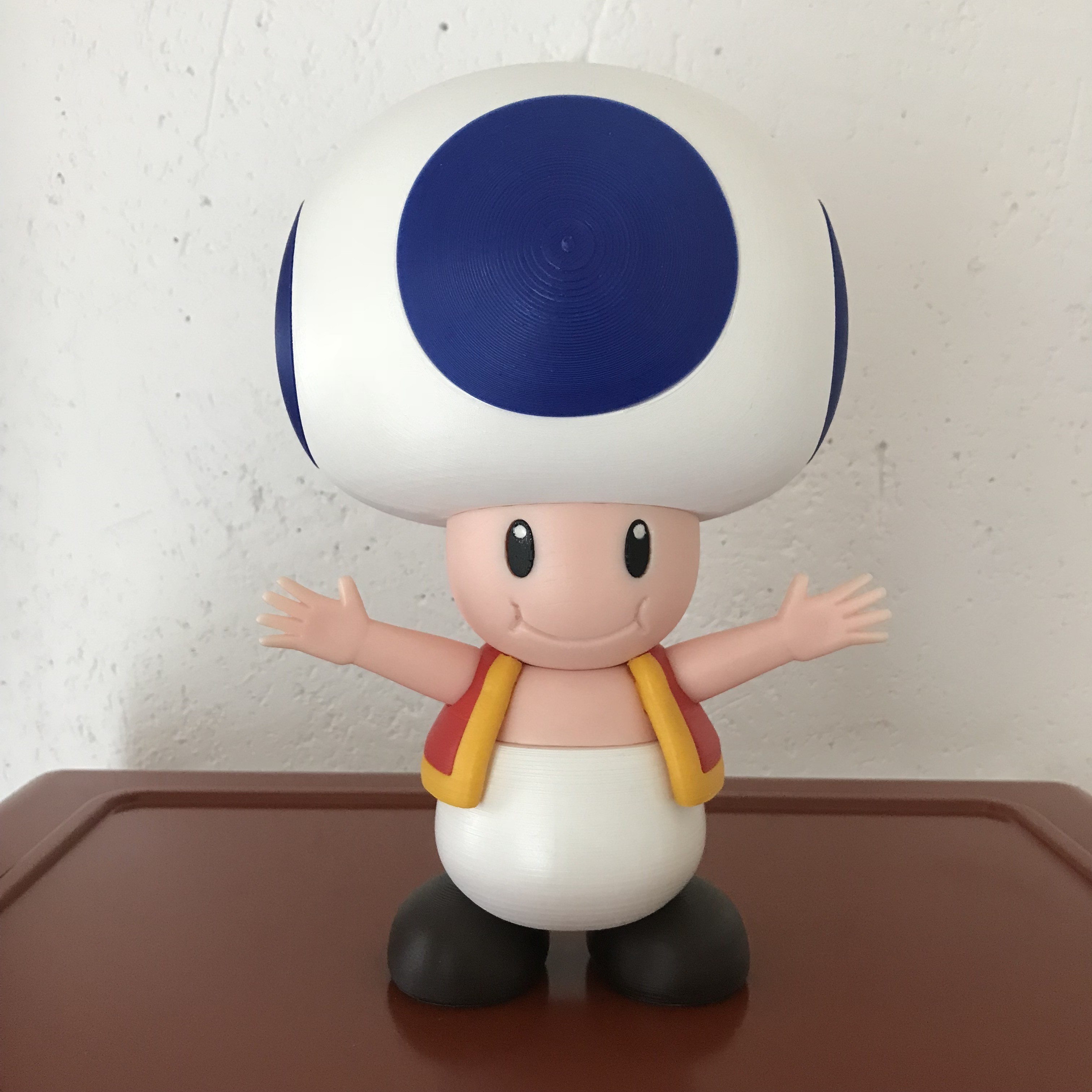 3D printer Toad from Mario games - Multi-color • made with LEAPFROG ...