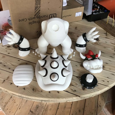 3D printer Bowser from Mario games - Multi-color ・ Cults