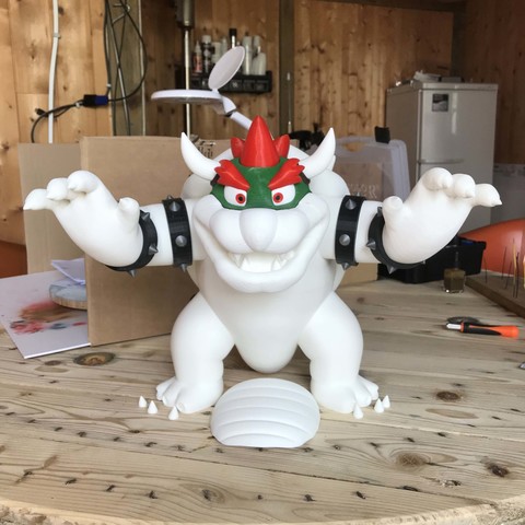 3D printer Bowser from Mario games - Multi-color ・ Cults