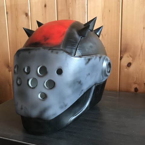 3D print Rust Lord Helmet Fortnite • made with LEAPFROG CREATR HS ・ Cults