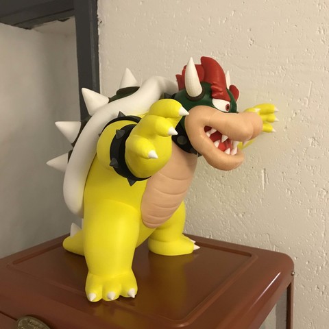 3D printer Bowser from Mario games - Multi-color ・ Cults
