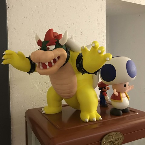 3D printer Bowser from Mario games - Multi-color ・ Cults
