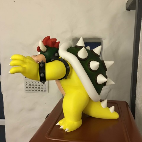 3D printer Bowser from Mario games - Multi-color ・ Cults