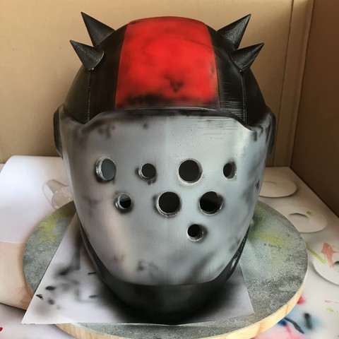 3D print Rust Lord Helmet Fortnite • made with LEAPFROG CREATR HS ・ Cults