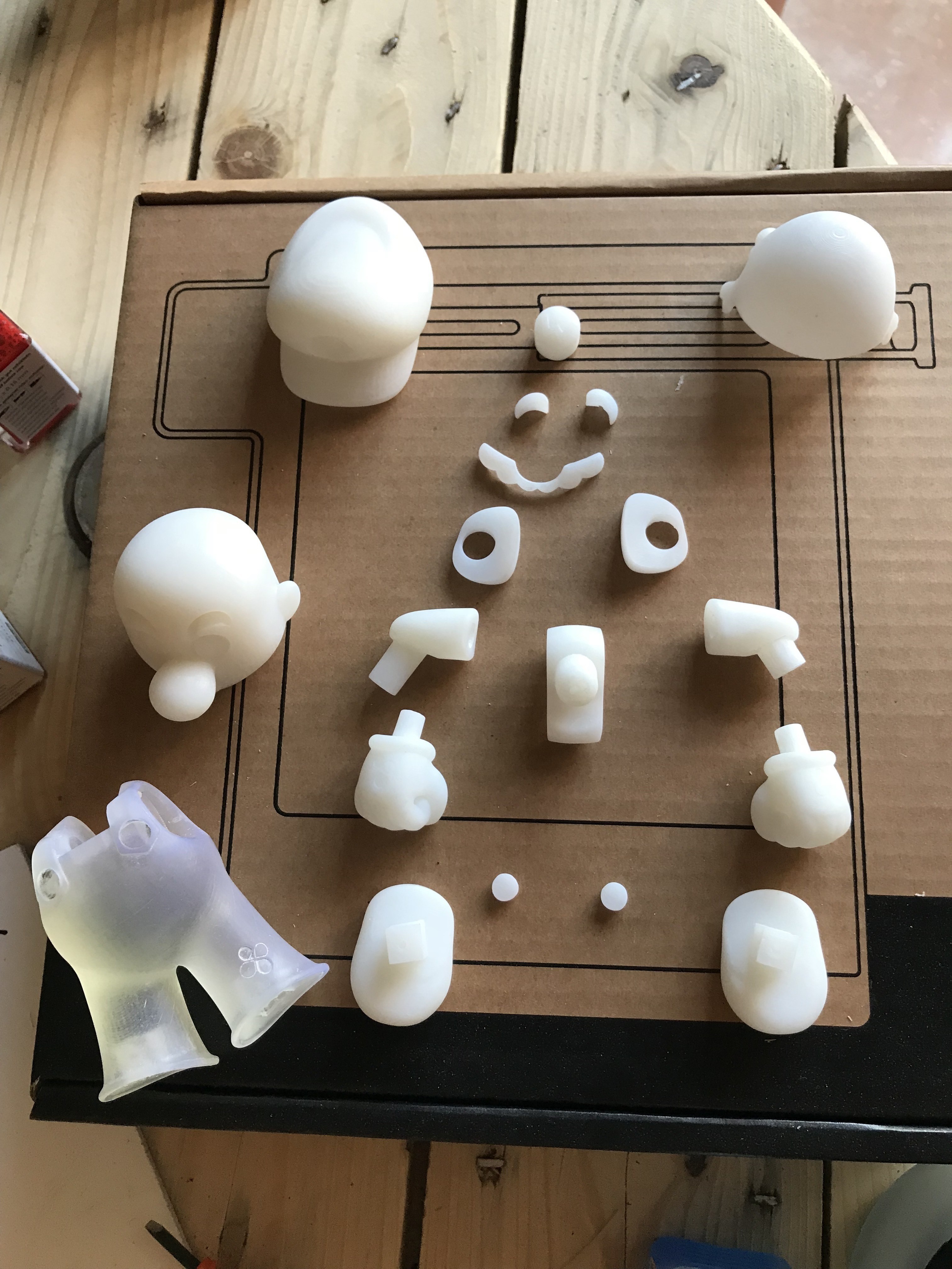 3D printed Super Mario complete set • made with FORMLABS FORM2・Cults