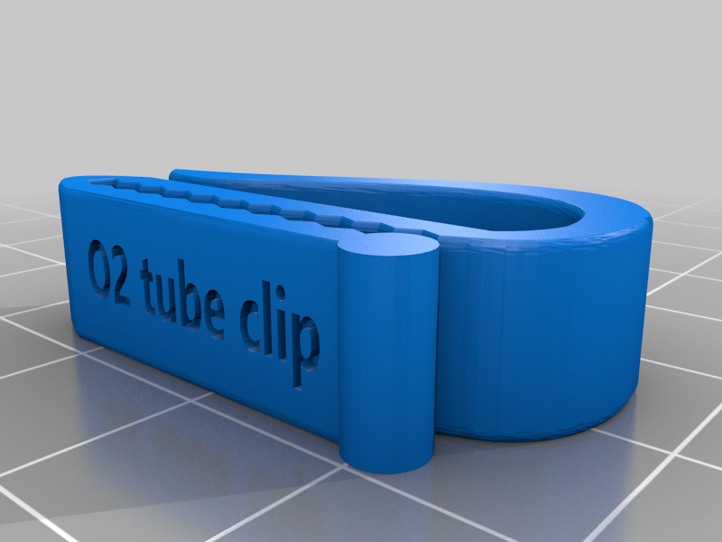 STL-Datei O2-tube clip kostenlos・3D-Druck-Vorlage zum herunterladen・Cults
