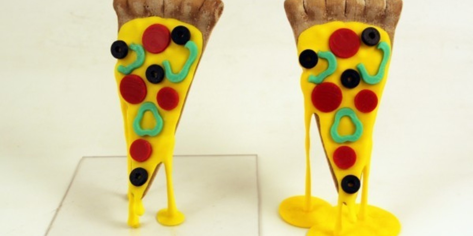 A slice of pizza 3D printed・Cults