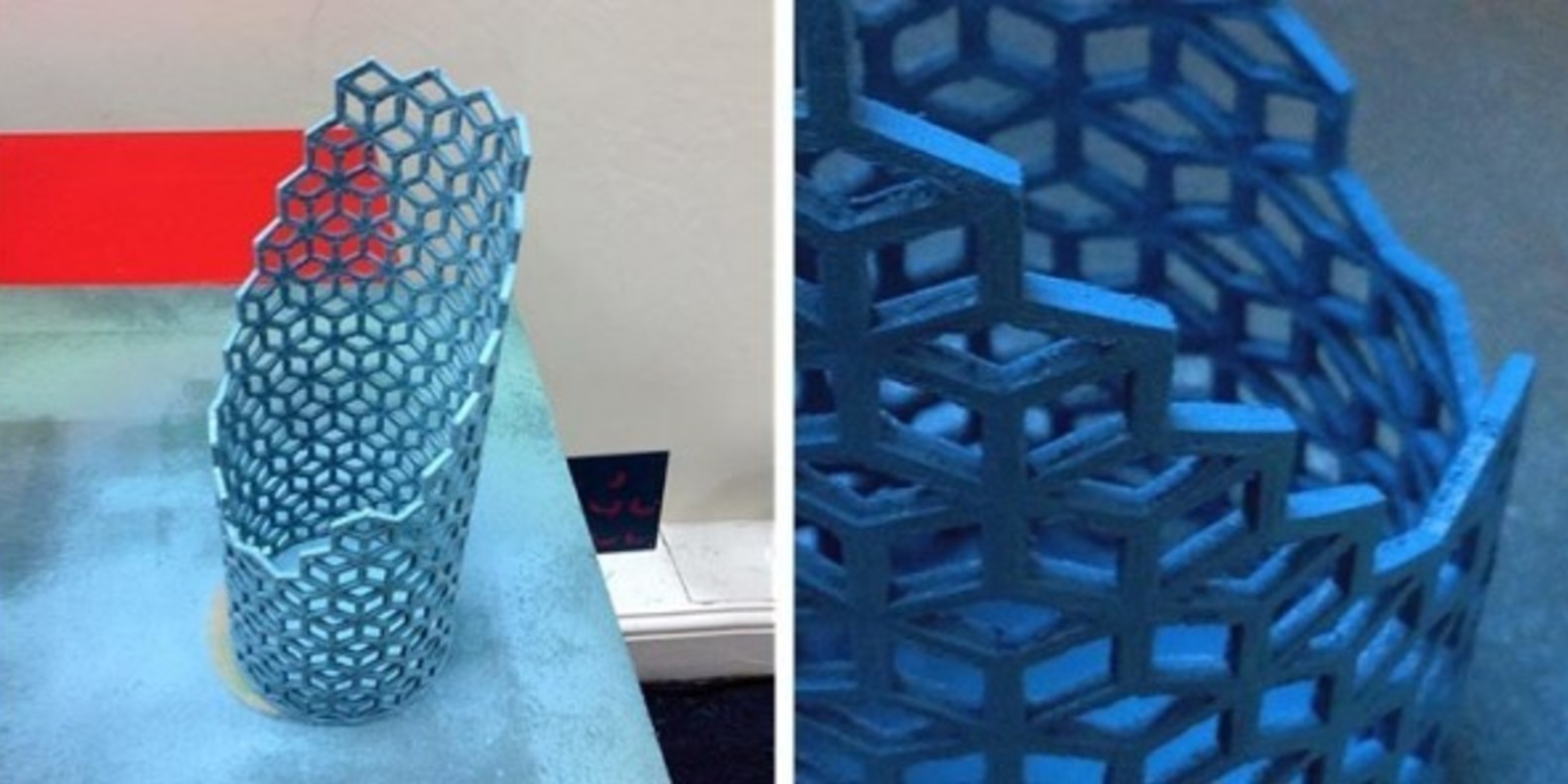 Packaging of a 3D printed whisky bottle ・ Cults