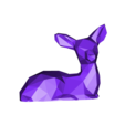 Download free STL file Low Poly Fawn • 3D printer design ・ Cults