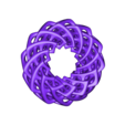 Download free STL file Self-Intersecting Torus with Twist • 3D printing ...