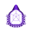Download free STL Flex Filter (Coffee Filter) Face Mask (Rev 2) ・ Cults