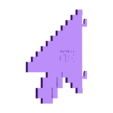 Download 3D printing models 8-bit mouse pointer coat rack ・ Cults